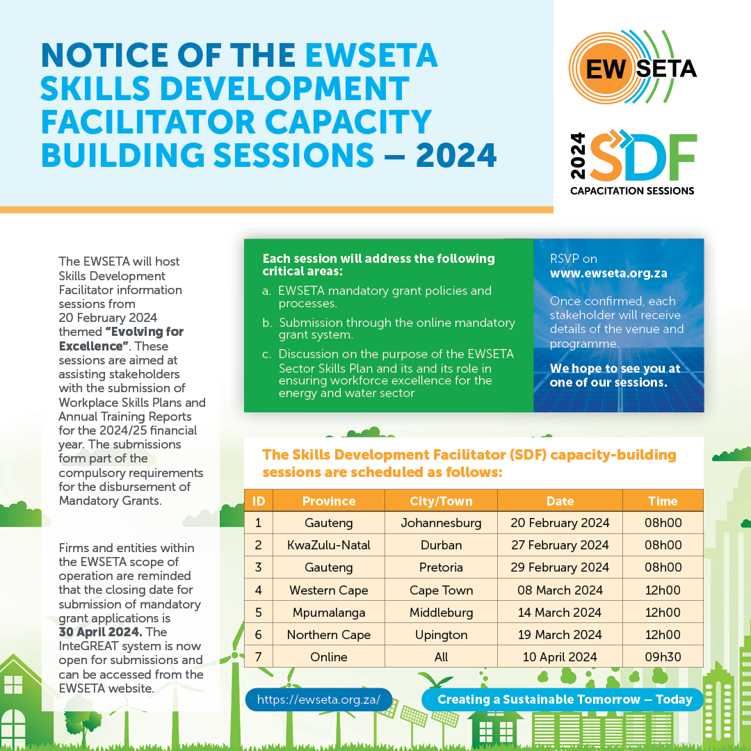Statement of Results and Certification - Energy & Water SETA