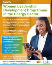 EWSETA Qualifications Registered at SAQA - Energy & Water SETA