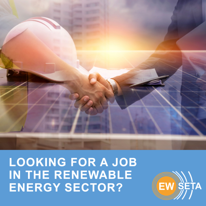 Career in the renewable energy sector - Energy & Water SETA