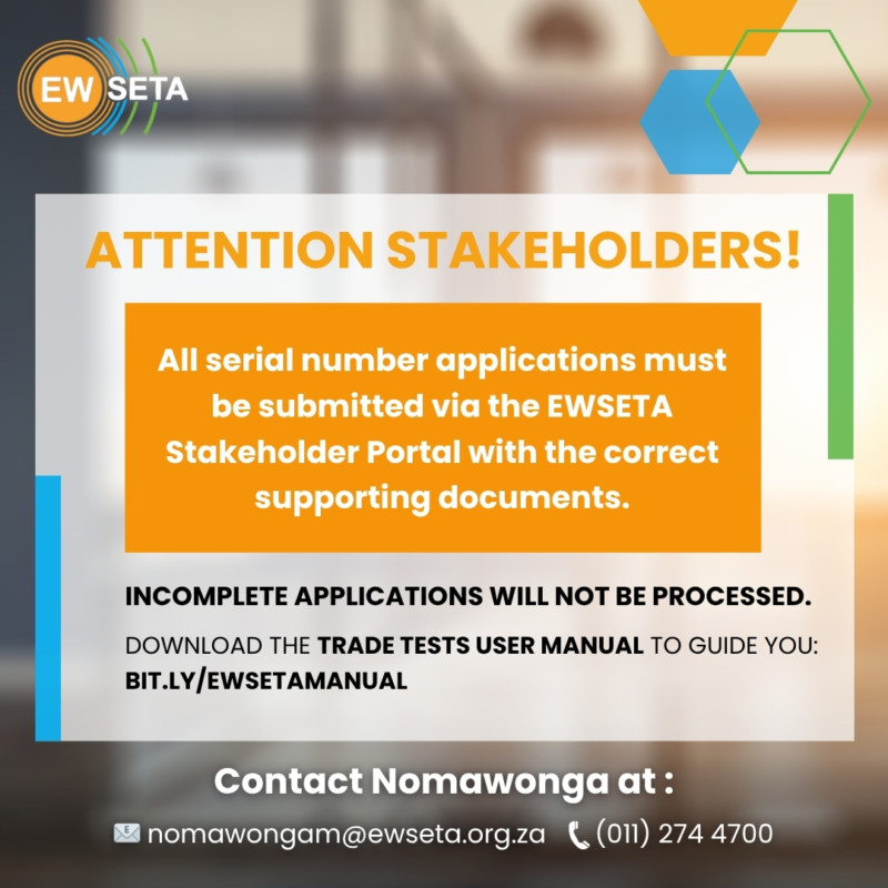 EWSETA Vacancies - Energy & Water SETA